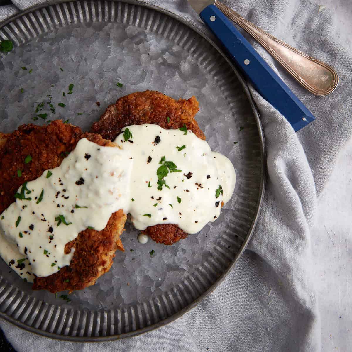 Find a recipe for Chicken Fried Steak with Creamy White Gravy on Trivet ...