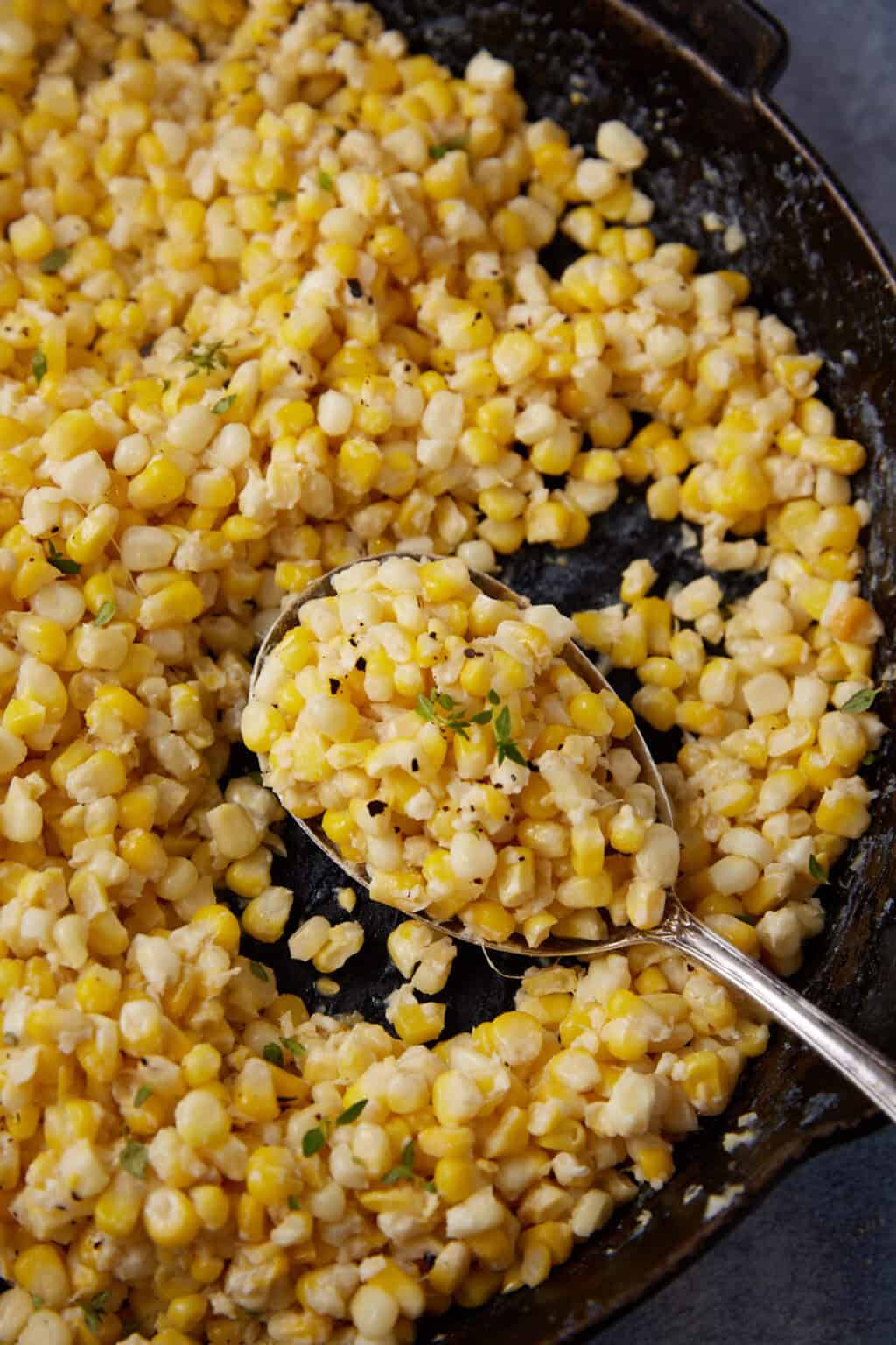 Super Creamy Skillet Creamed Corn - Butter & Baggage