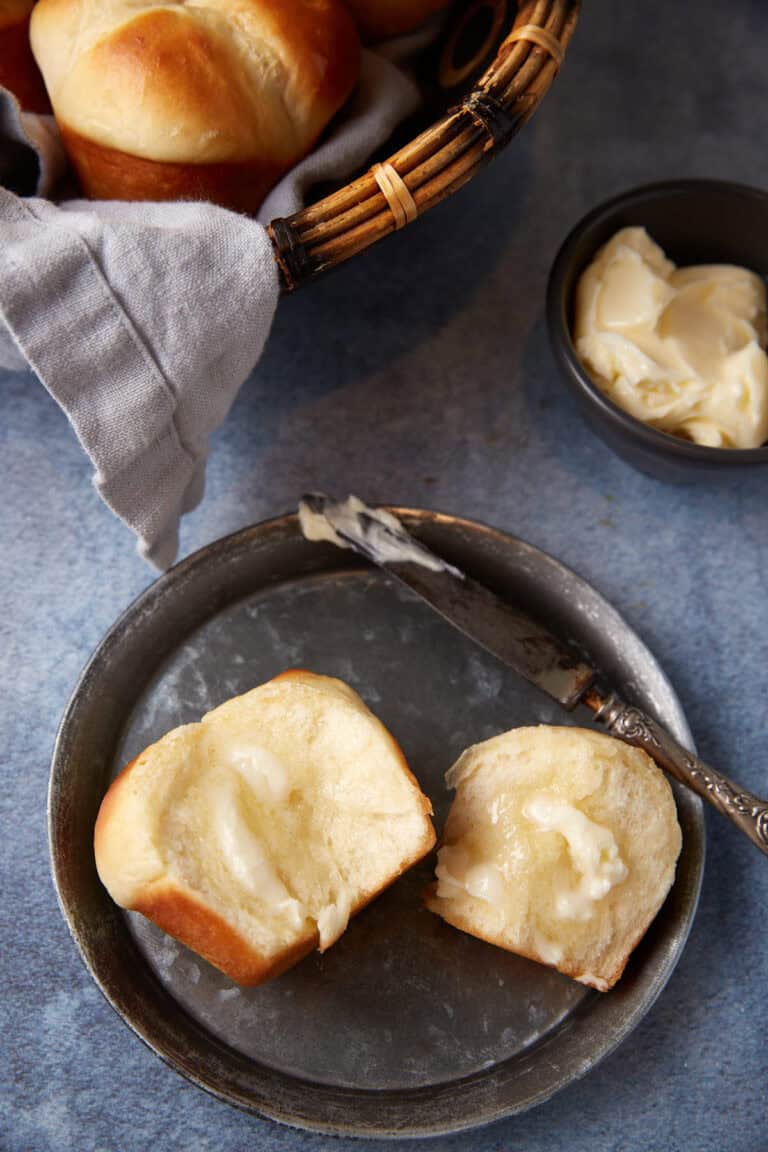 Fluffy Brioche Rolls Recipe - Butter & Baggage