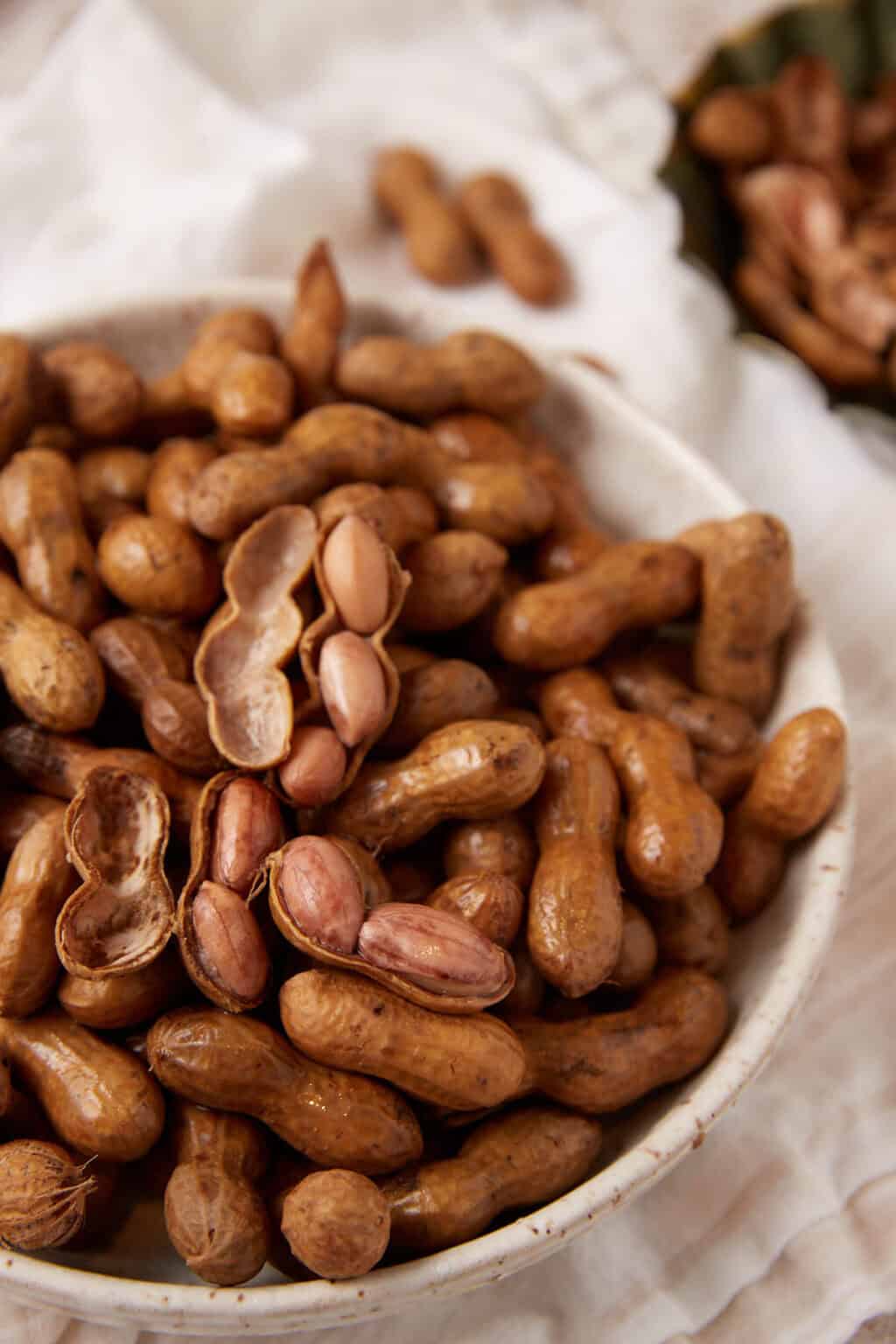 Southern Boiled Peanuts in a Dutch Oven - Butter & Baggage