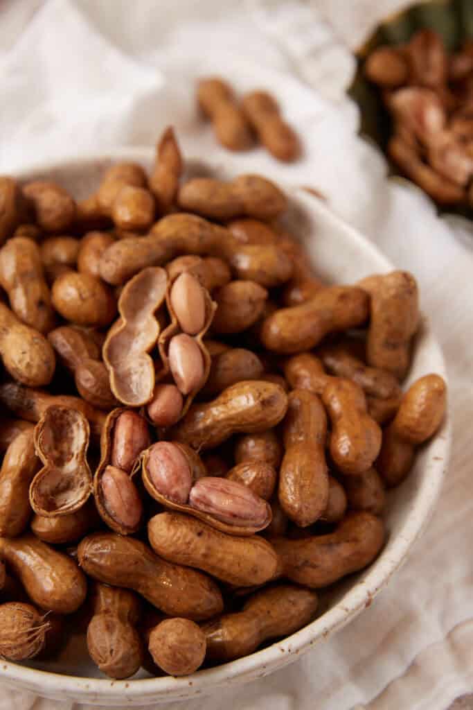 Southern Boiled Peanuts in a Dutch Oven - Butter & Baggage